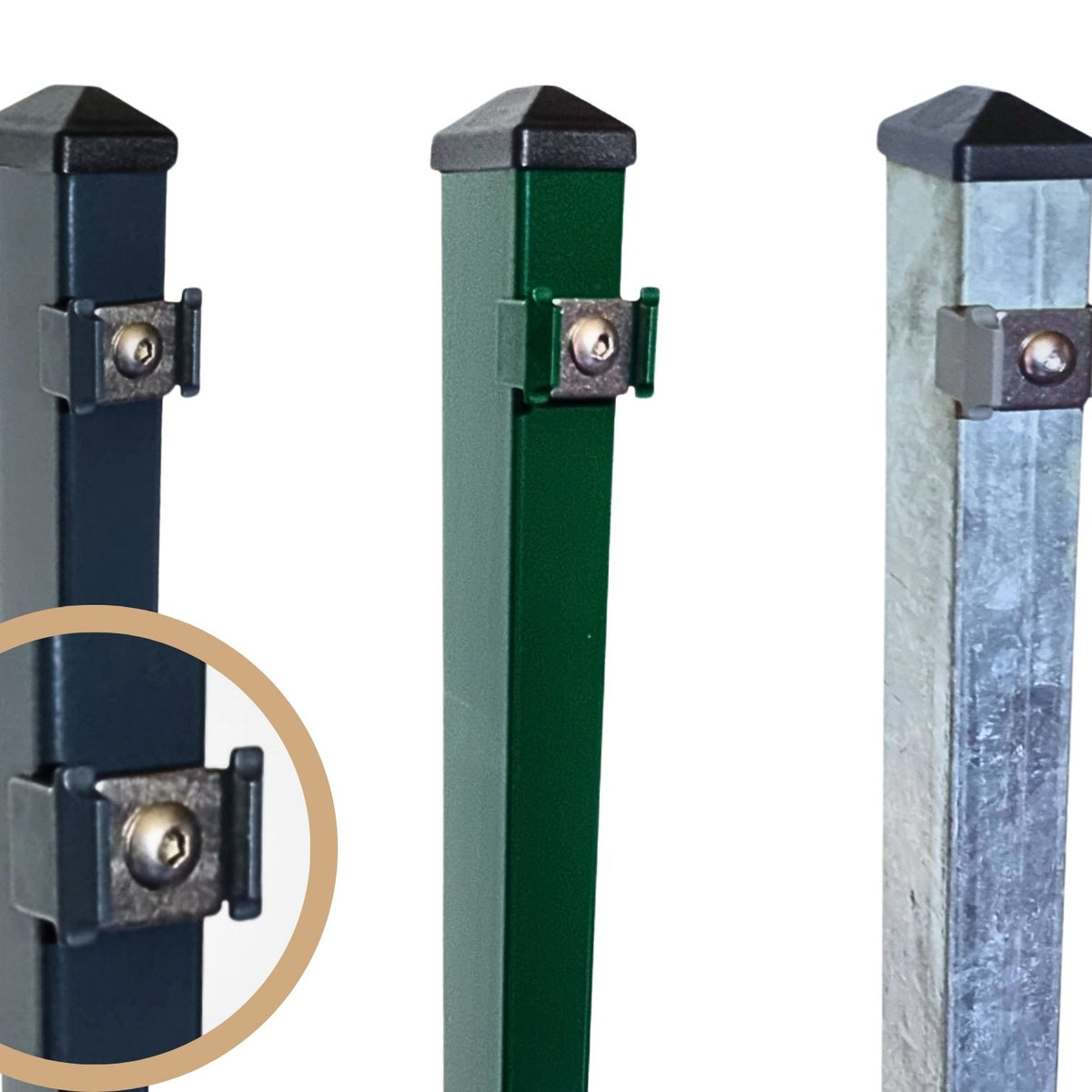 Zaunpfosten Metall Fur Holzzaun